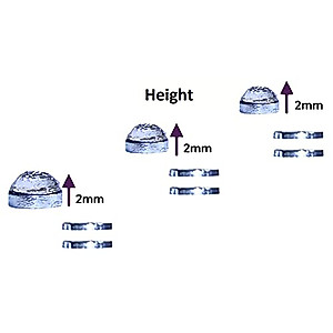 DesignedDazzle Small 2mm Height Magnetic Nose Stud