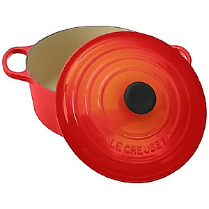 Le Creuset Enameled Cast Iron Signature Round Dutch Oven, 5.5 qt., Flame