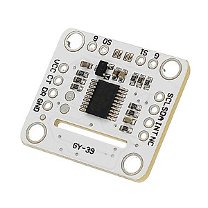 HiLetgo GY-39 Light Intensity Temperature Humidity Atmospheric Pressure Sensor 4 in One Integrated Sensor Module with Chip LTR308ALS+SPL06+SHTC3
