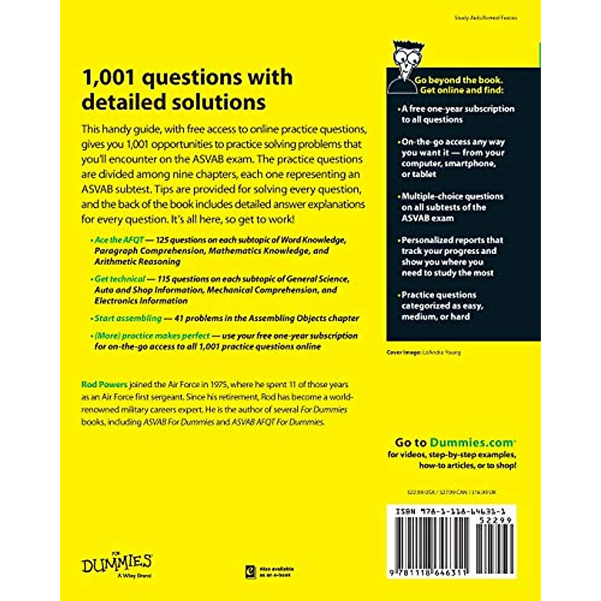 1,001 ASVAB Practice Questions For Dummies (+ Free Online Practice)