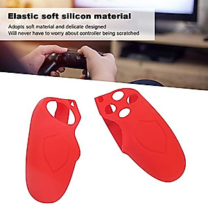 Mxzzand 1 Pair Split Protection Cover Gamepad for(red)