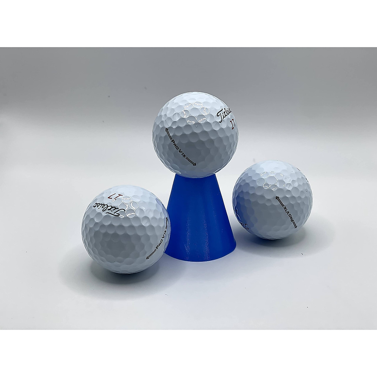 Kreative Dilla Designs KDD Golf Mat Tees, Golf Simulator Tees, Winter Golf Tees (Pack of 10), Blue, Large