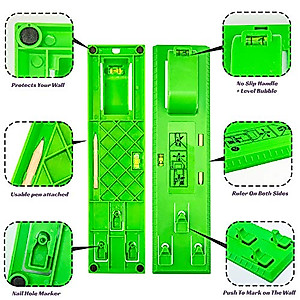 Picture Hanging Kit, Picture Hangers| 260 Pieces Wall Hangers Accessories with Picture Hanging Hooks,Nails for Hanging Pictures,Frame Hanging Hardware with Small Claw Mini Hammer with Magnecti Head.