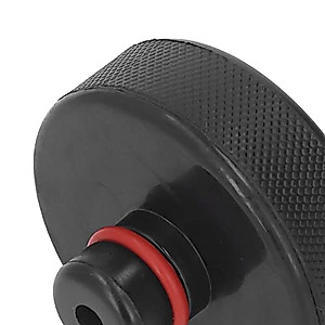 Kadimendium Rubber Jack Pad, Easy Storage Stand Frame Rail Protector No Harm to Human High Compatibility Good Protection for Garage