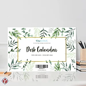 2023 Desk Year Calendar 17" x 11" Desktop or Wall Planner, Tear-Off Pad for Easy Planning, Includes a Notes Section To Do's for the Year of 2023