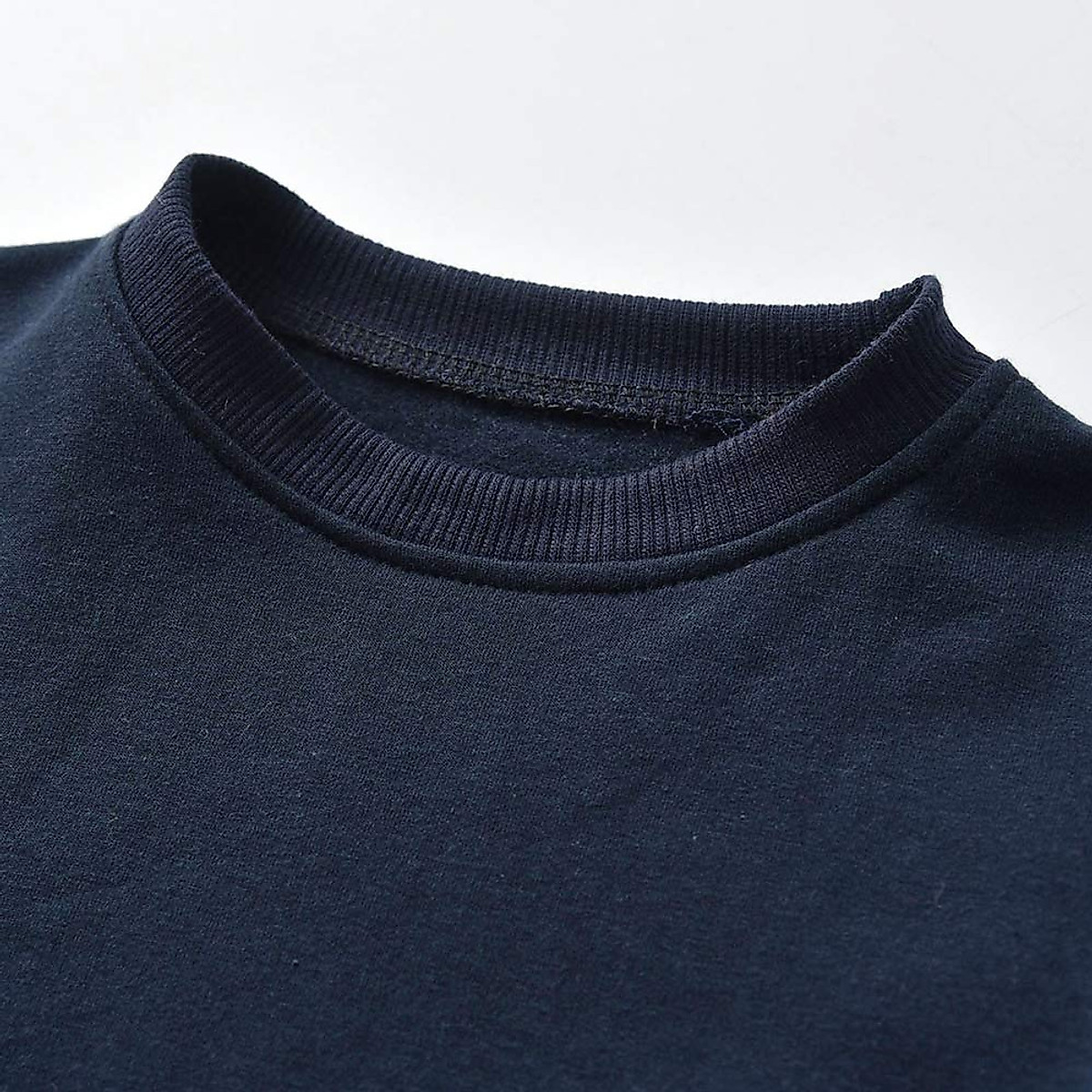 Moyikiss Studio Unisex Tracksuit Baby Boys Girls Clothes Cotton Long Sleeve Zipper Sweatshirt Jacket and Pants (Navy, 90/18-24Months)