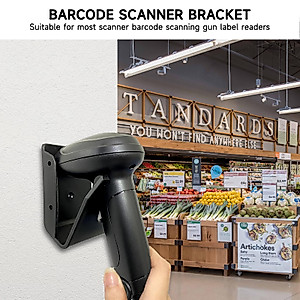 VENREA Barcode Scanner Bracket, Barcode Reader Bracket Wall Mounted Access Device Suitable for Tera Pro Barcode Scanner 2D QR 1D Barcode Reader, Symbol Zebra Honeywell Intermec Motorola