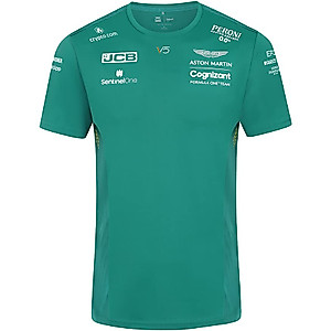 F1 Aston Martin Cognizant 2022 Men's Sebastian Vettel Team T-Shirt (XS) Green