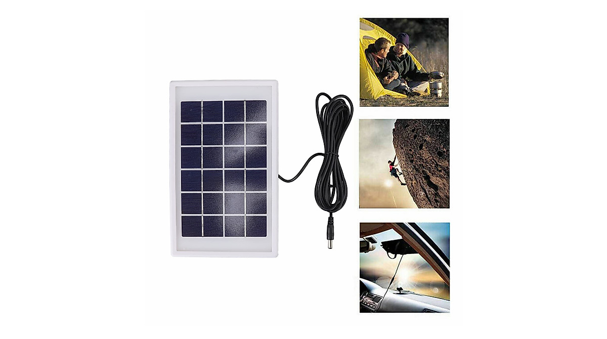3W 6V Solar Panel Charger - Lightweight & High Efficiency for Outdoors