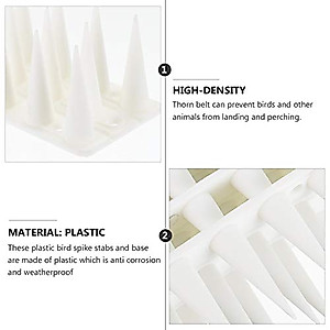 Happyyami 20 pcs Fence Wall Spikes Anti Climb Fence Wall Spikes Burglars Garden Security Anti Climb cat/Intruder Deterrent