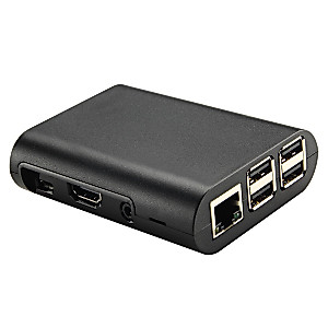 Enokay Case for Raspberry Pi 2 Model B B+ Raspberry Pi 3 Model B B+ Case (Black)