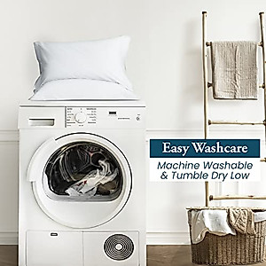 Toddler Travel Pillowcase Set of 2 PC Pillow Cover 100% Egyptian Cotton Decorative Pillowcase 500 Thread Count Baby Pillowcase with Zipper Closure Toddler Pillowcase 12x16 inch, White Solid