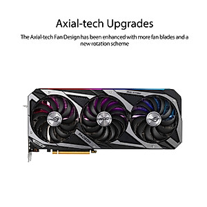 ASUS ROG Strix AMD Radeon RX 6700 XT OC Edition Gaming Graphics Card RDNA 2, PCIe 4.0, 12GB GDDR6, HDMI 2.1, DisplayPort 1.4a, Axial-tech Fan Design, 2.9-Slot, Super Alloy Power II, GPU Tweak II