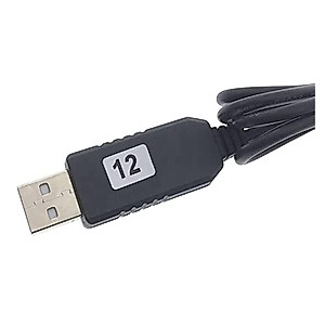 LJCELL 2pcs USB 5V to DC 12V Convert Cable 5V to 12V Voltage Step-Up Cable 5.5x2.1mm DC Connect Male for Router LED Strip Light