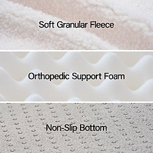 MEWOOFUN Cat Couch Bed, Modern Elevated Cat Bed with Nonskid Bottom, Orthopedic Pet Sofa Bed with Removable Washable Cover, Wooden Pet Furniture for Kitty Puppy, Purple & White