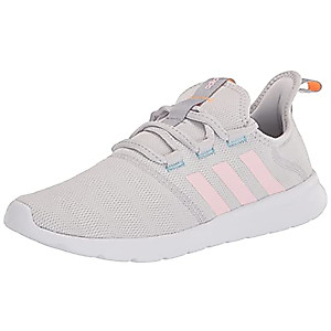 adidas Women's Casual Running Shoe, Dash Grey/Clear Pink/Flash Orange, 6.5