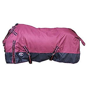 CHALLENGER 72" 1200D Turnout Rain Horse Sheet Light Winter Blanket Gusset 355