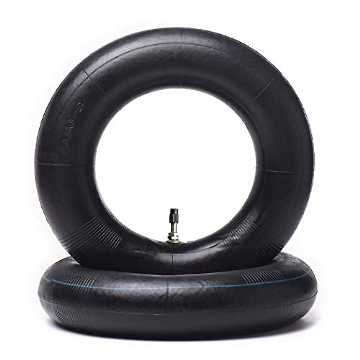 2 Pack 3.00/3.50-8 Replacement Inner Tubes with TR4 Valve Stem for pneumatic wheelbarrow wheel,cart wheel, garden cart, wagons - Made From Heavy Duty, Thick Premium Rubber