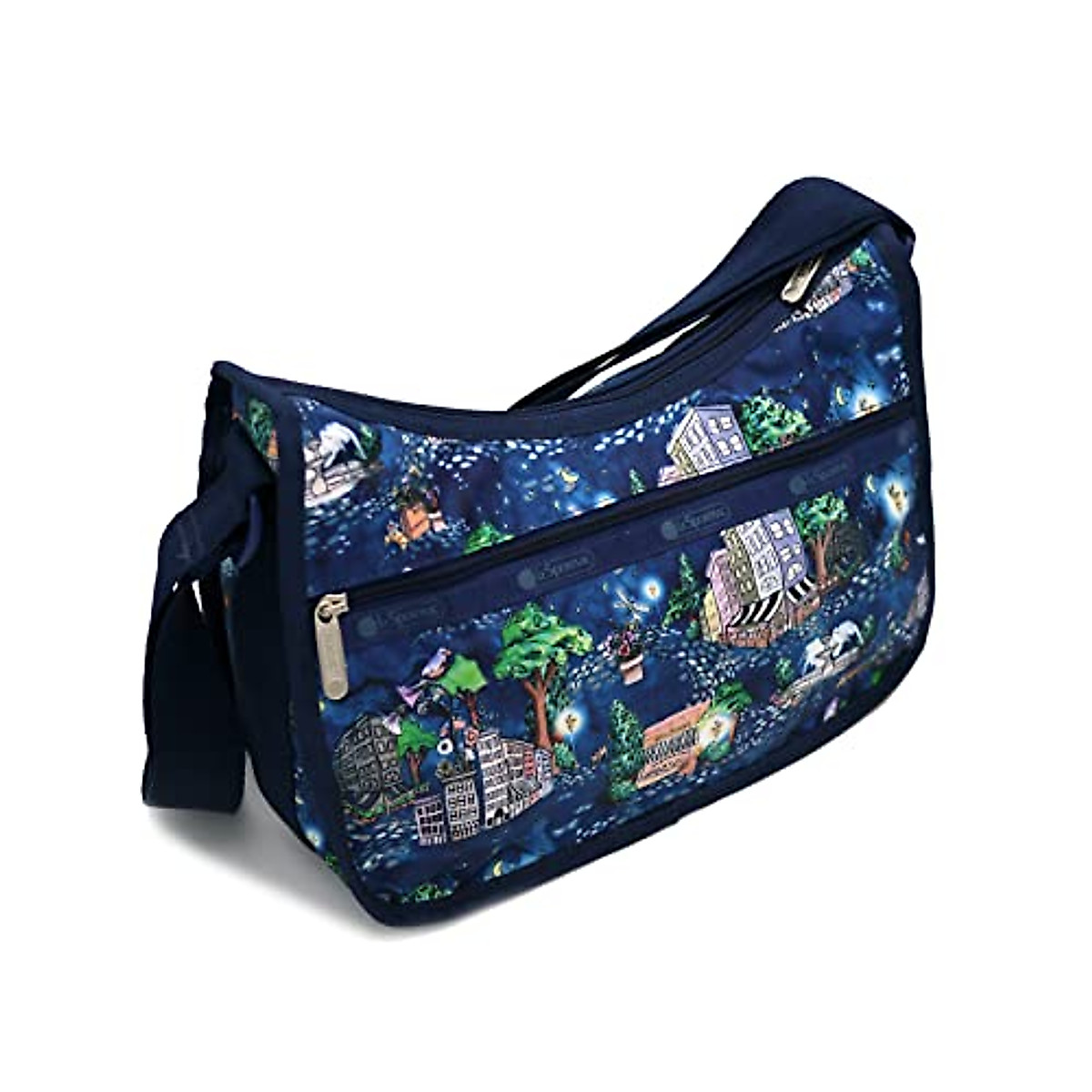 LeSportsac Classic Hobo Crossbody Handbag in Cobblestone Stroll