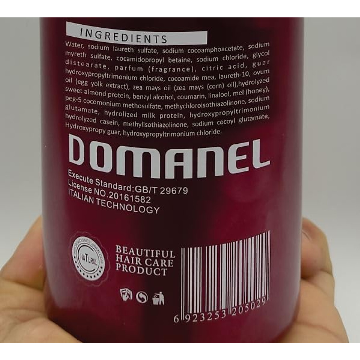 DOMANEL Nourishing Shampoo 1000 Ml 35.3oz + Nourishing + Moisturizing