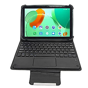 FECAMOS Tablet PC, 10. 1 Inch Tablet 4G Calling 100-240V 8GB RAM 256GB ROM Green for Study (US Plug)