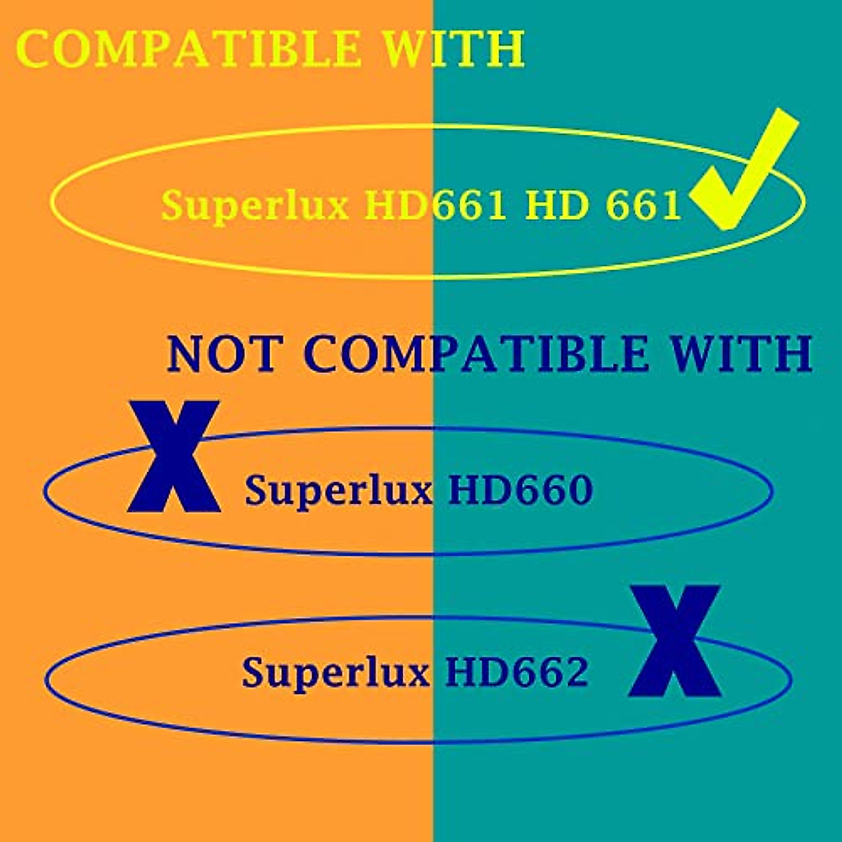 TaiZiChangQin Upgrade Ear Pads Ear Cushions Replacement Compatible with Superlux HD661 HD 661 Headphone ( Black Velour Earpads )