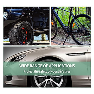 Ziciner 10 PCS Car Tire Valve Stem Cores, Premium TPMS Safe Nickel Plated Auto Valve Cores, Universal Vehicle Tire Repair Valves for Cars, SUVs, Bicycles, Trucks, Motorcycles