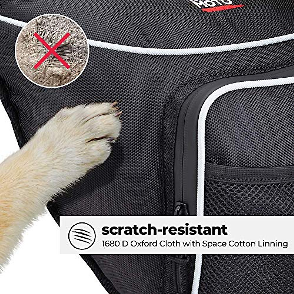 KEMIMOTO UTV Center Bag, 1680D High-Density UTV Cab Pack Center Seat Bag Compatible with Polaris RZR XP 1000 Turbo S 900 570 800 2014-2023 UTV Storage Bag with Multiple Pockets and Easy Install