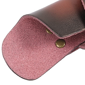 CALLARON Leather Sheaths Straight Blade Cover Belt Case for Outdoor