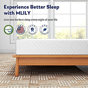 Full Mattress, 6 Inch Memory Foam Mattress Bed in a Box, Medium, Green Tea and Cooling Gel Infused CertiPUR-US Certified, Made in USA