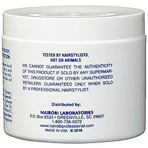 Nairobi Hair and Scalp Daily Moisturizing Hairdressing Unisex, 4 Ounce