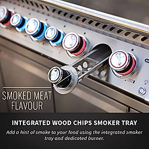 Napoleon PRO665RSIBNSS-3 Prestige PRO RSIB Natural Gas Grill, 665 sq.in. + Infrared Side and Rear Burners, Stainless Steel