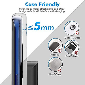 PDKUAI Fast Wireless Charger,20W Max Wireless Charging Stand with PD-Adapter,Compatible with iPhone 14/14 Plus/ 14 Pro/13/12/11/SE/XS/XR/X/8,Samsung Galaxy S23 S22 S21 S20 S10 S9 S8 Note 20/10,G7/G8