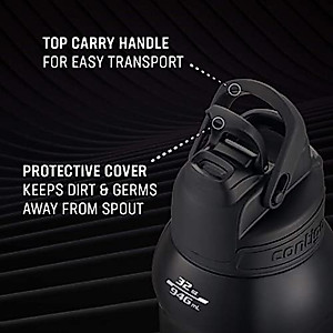 Contigo Fit Autoseal Water Bottle, 32 Oz, Licorice