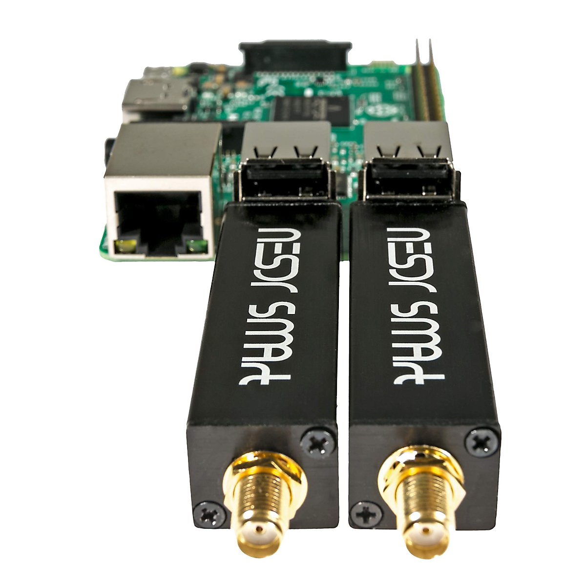 Nooelec RTL-SDR v5 SDR - NESDR Smart HF/VHF/UHF (100kHz-1.75GHz) Software Defined Radio. Premium RTLSDR w/ 0.5PPM TCXO, SMA Input & Aluminum Enclosure. RTL2832U & R820T2 (R860)-Based Radio