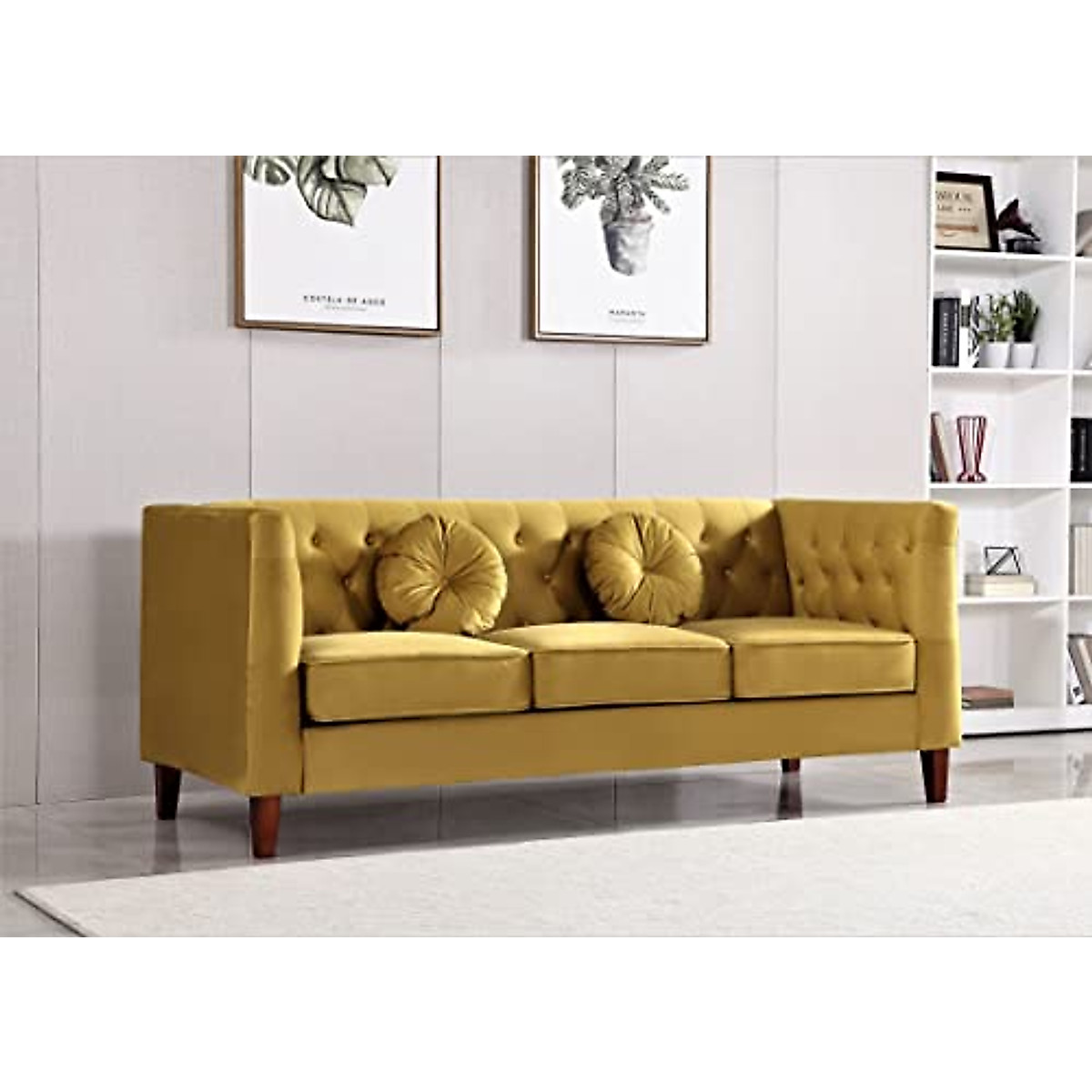 US Pride Furniture S5688N-S5694N Sofas, Mastard Yelloe