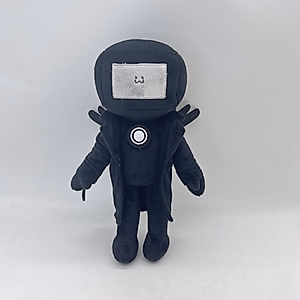 Toaoran Skibidi Toilet Plush，Stuffed Plushie Doll Toys Collectible Gifts for Kids Fans Aldults Birthday（Titan TV）