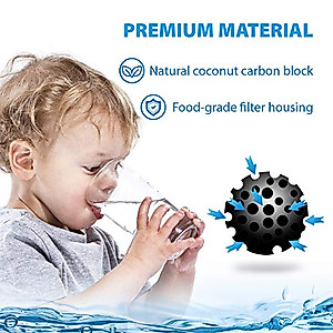 Waterdrop Faucet Water Filter, Replacement for Culligan® FM-15RA Water Filter, Culligan® FM-15A Filtration System, White Finish (Pack of 3)