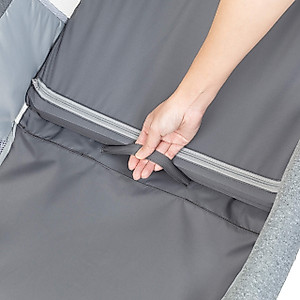 Baby Trend Quick-Fold 2-in-1 Rocking Bassinet, Shadow Stone Gray