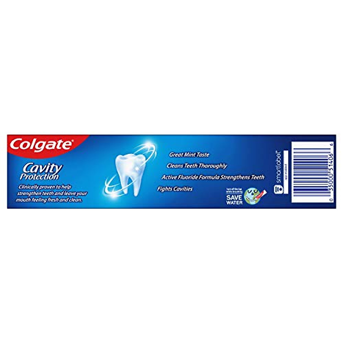 Colgate Cavity Protection Toothpaste with Fluoride - 4 Ounce (Pack of 6)