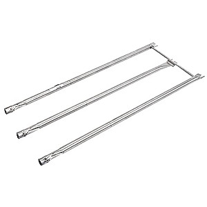 Gassaf Burner Tube Set Replacement for Weber 67820 67722, Genesis 300 Series E310 E320 EP310 EP320 S310 S320 (2007-2010)with Side Control Knobs, 34-1/4 inch 304 Stainless Steel durable Burner