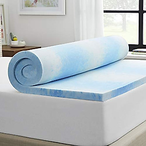 Sealy 2" SealyChill Gel Memory Foam Mattress Topper, King, White
