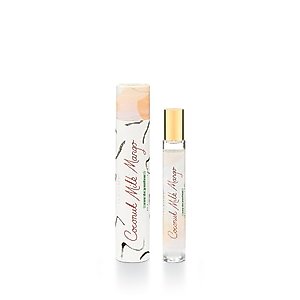 Illume Go Be Lovely Coconut Milk Mango Rollerball Perfume, 2" L x 1" W x 1" H