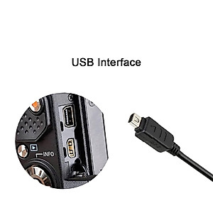 USB Camera Data/Charge Cable Cord Replacement CB-USB5/USB6/USB8 Battery Charger for Olympus TG Series TG 830 TG860 TG-2, TG-310, TG-320, TG-610,  C-170 C-180 C-480 C-500,Pen-E Series,Traveller Series