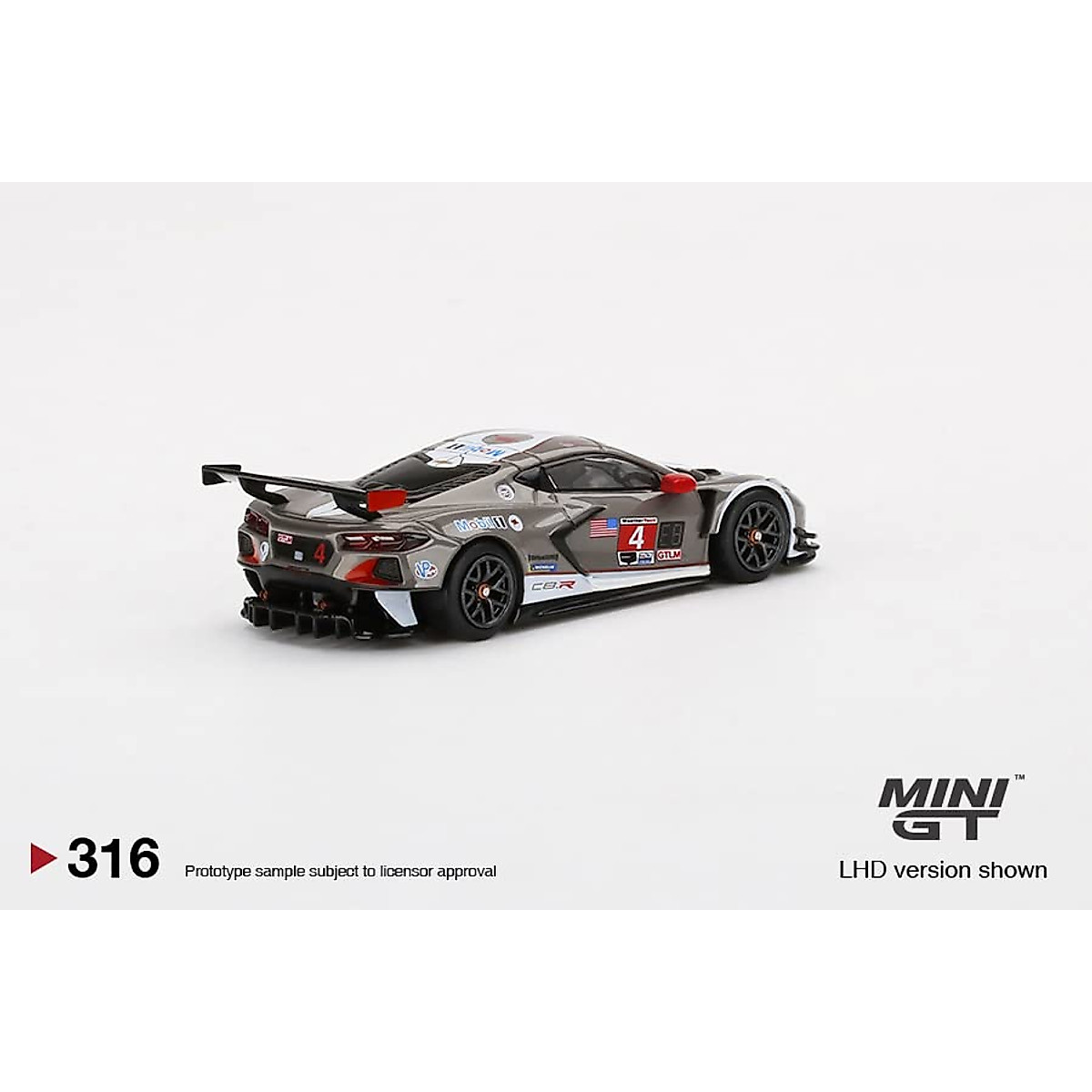 Mini GT Chevy Corvette C8.R 4 IMSA Sebring 12Hrs (2021) Limited Edition to 3600 Pieces Worldwide 1/64 Diecast Model Car by True Scale Miniatures MGT00316
