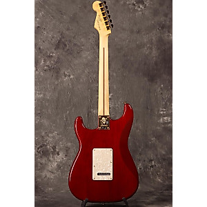 Fender Tash Sultana Stratocaster Electric Guitar, Transparent Cherry, Maple Fingerboard