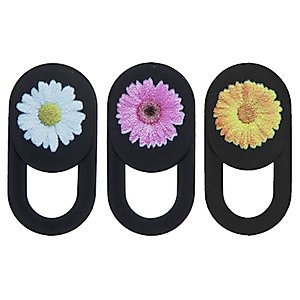 Mikikit 3pcs Camera Privacy Cover Mobile Camera Cover Phone Camera Protector Webcam Privacy Protector Laptop Lens Cover Camera Protector Cover Webcam Lid Slide Flat Abs
