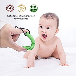Chewy Necklace Sensory, Seeway Mace Chew Necklace for Sensory Kids, Autism Chew Toys, BPA Free, Food Grade Silicone Safety for ADHD, SPD, Oral Motor Children, Kids, Boys, and Girls【4 Pack】