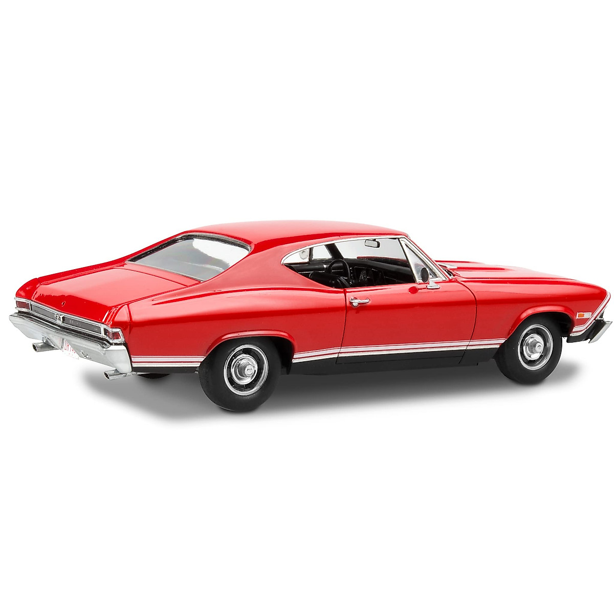 Revell 85-4445 '68 Chevy Chevelle SS 396 Model Car Kit 1:25 Scale, Skill Level 5 Plastic Model Building Kit, Red, Small, 126-Piece