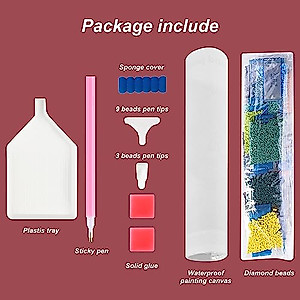 Stalente Diamond Painting Kits for Adults, Cardinal Round Full Drill Diamond Art Kits, 5D DIY Paint with Diamonds Crafts for Home Wall Decoration Gifts 12×16Inch Bird